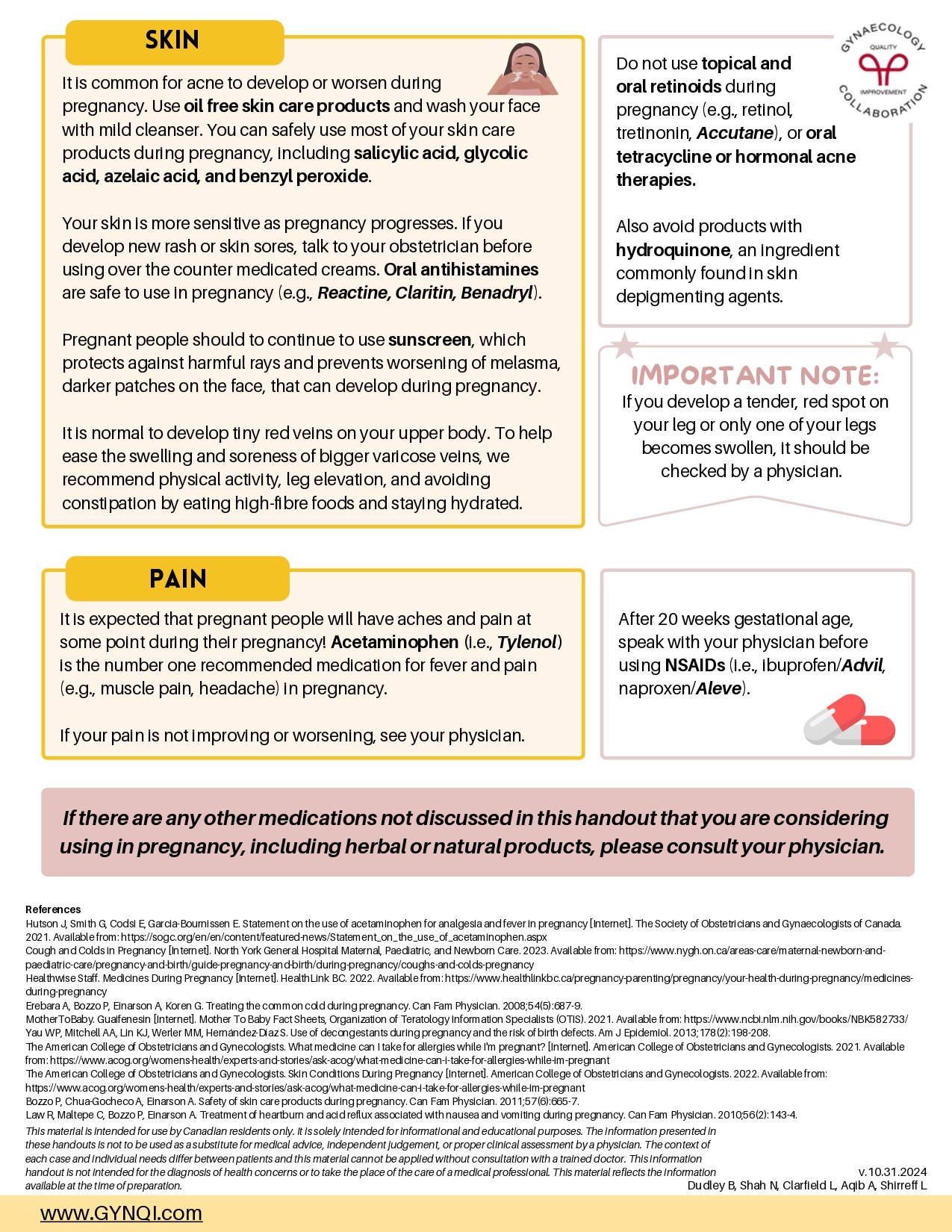 Pregnancy & Common Medications