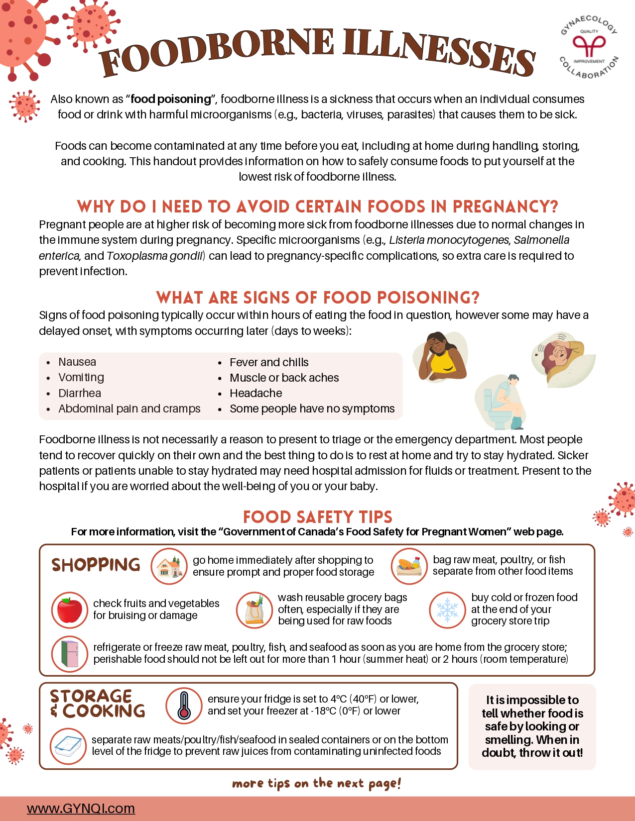 Foods to Avoid and Foodborne Illnesses