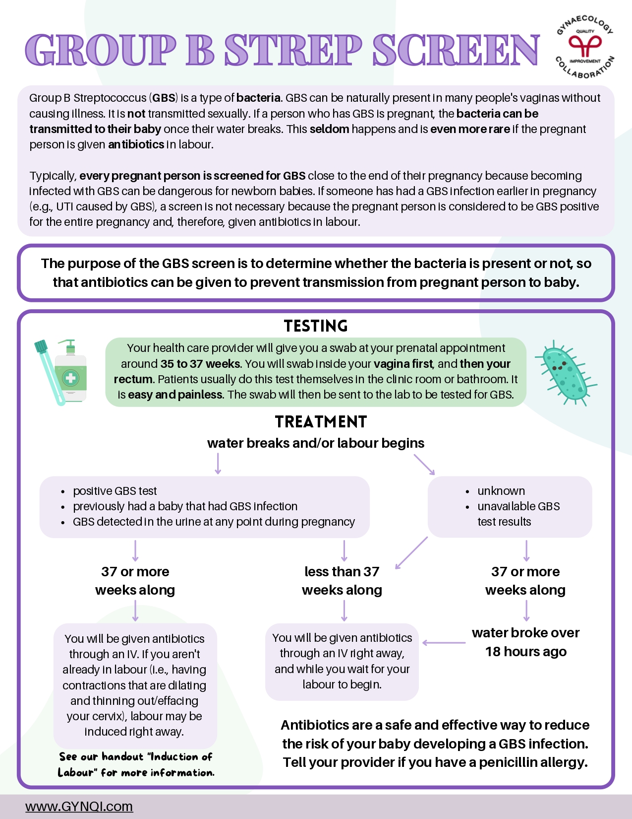Group B Strep Screen