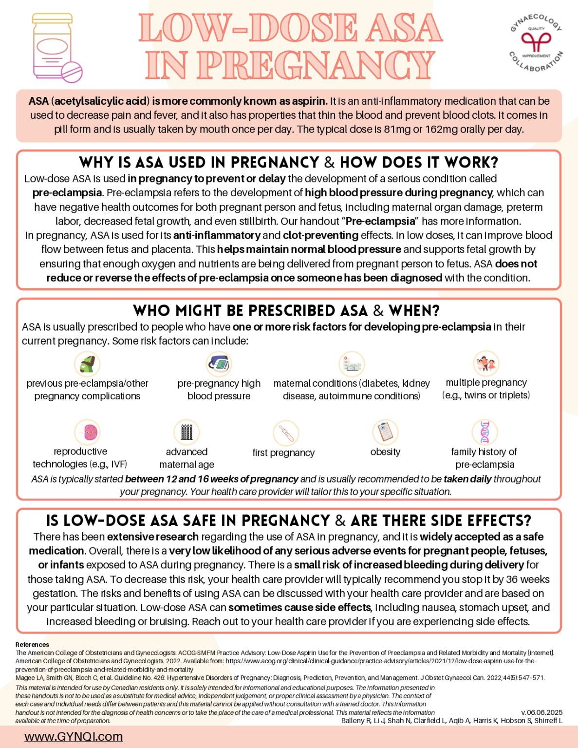 Low-Dose ASA in Pregnancy