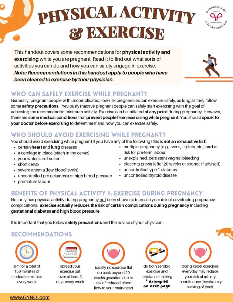 Physical Activity & Exercise