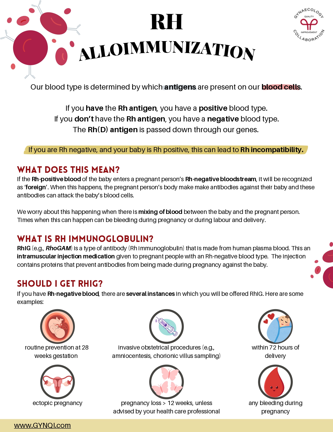 Rh Alloimmunization