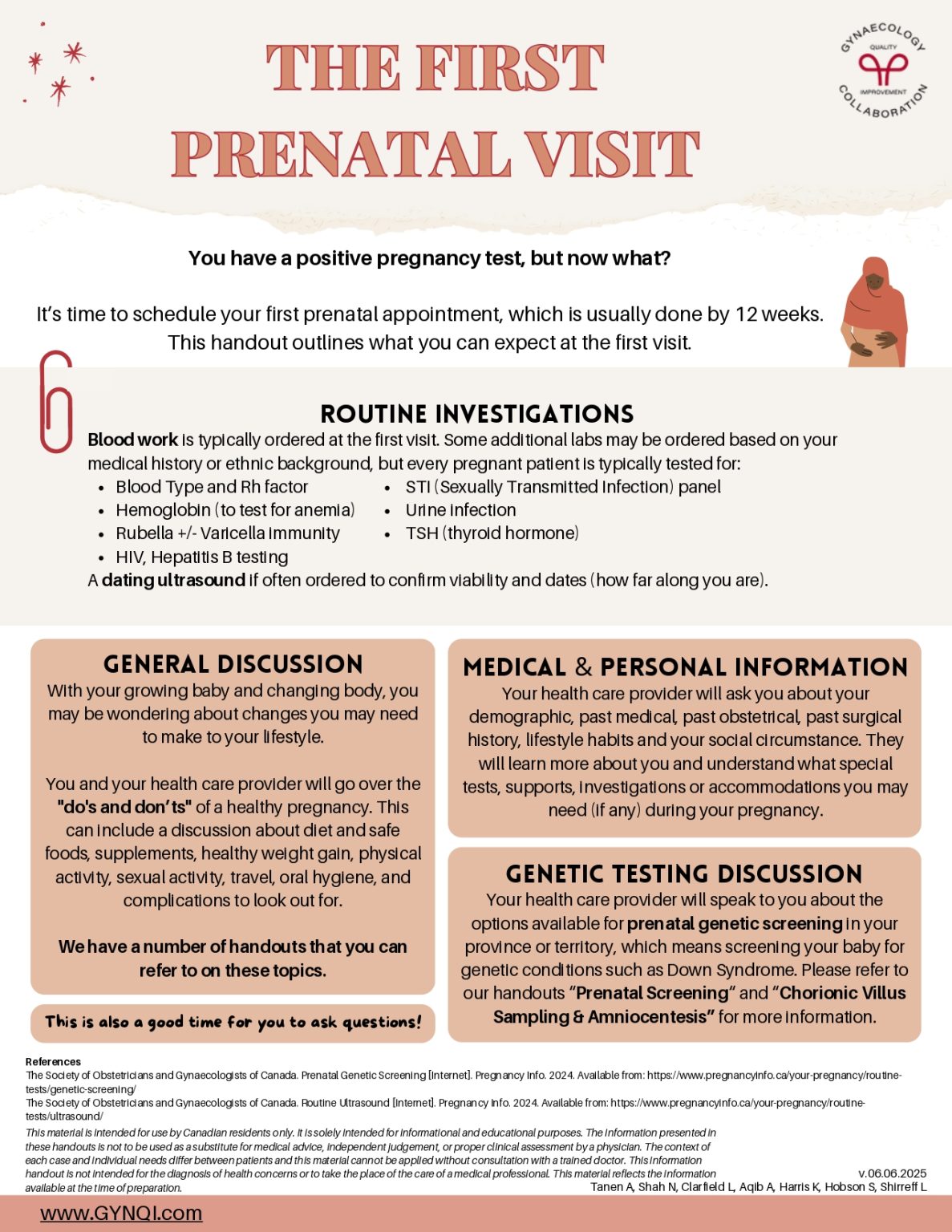 The First Prenatal Visit