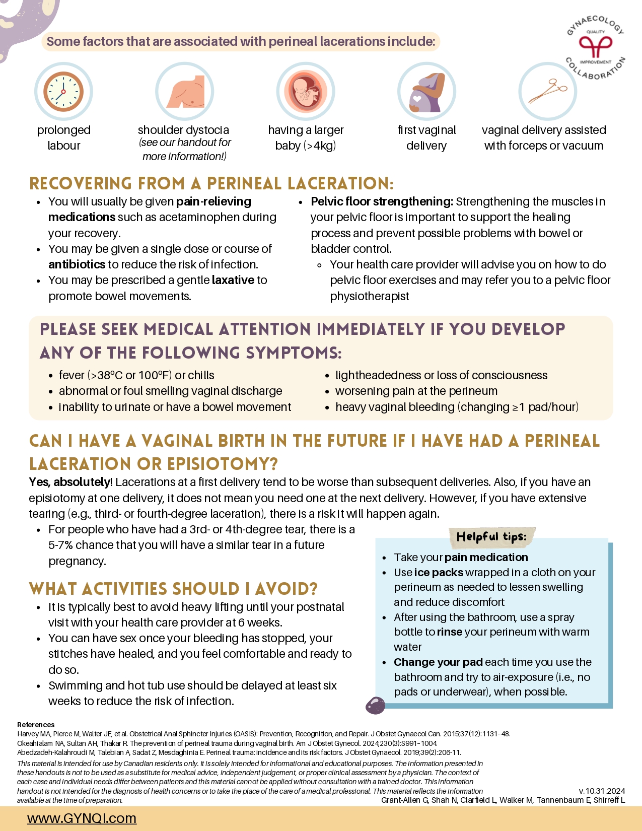 Perineal Lacerations